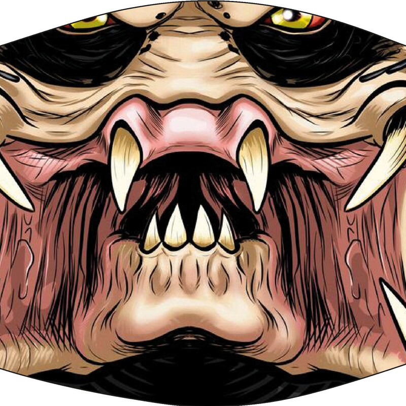 Predator Face Mask - Etsy