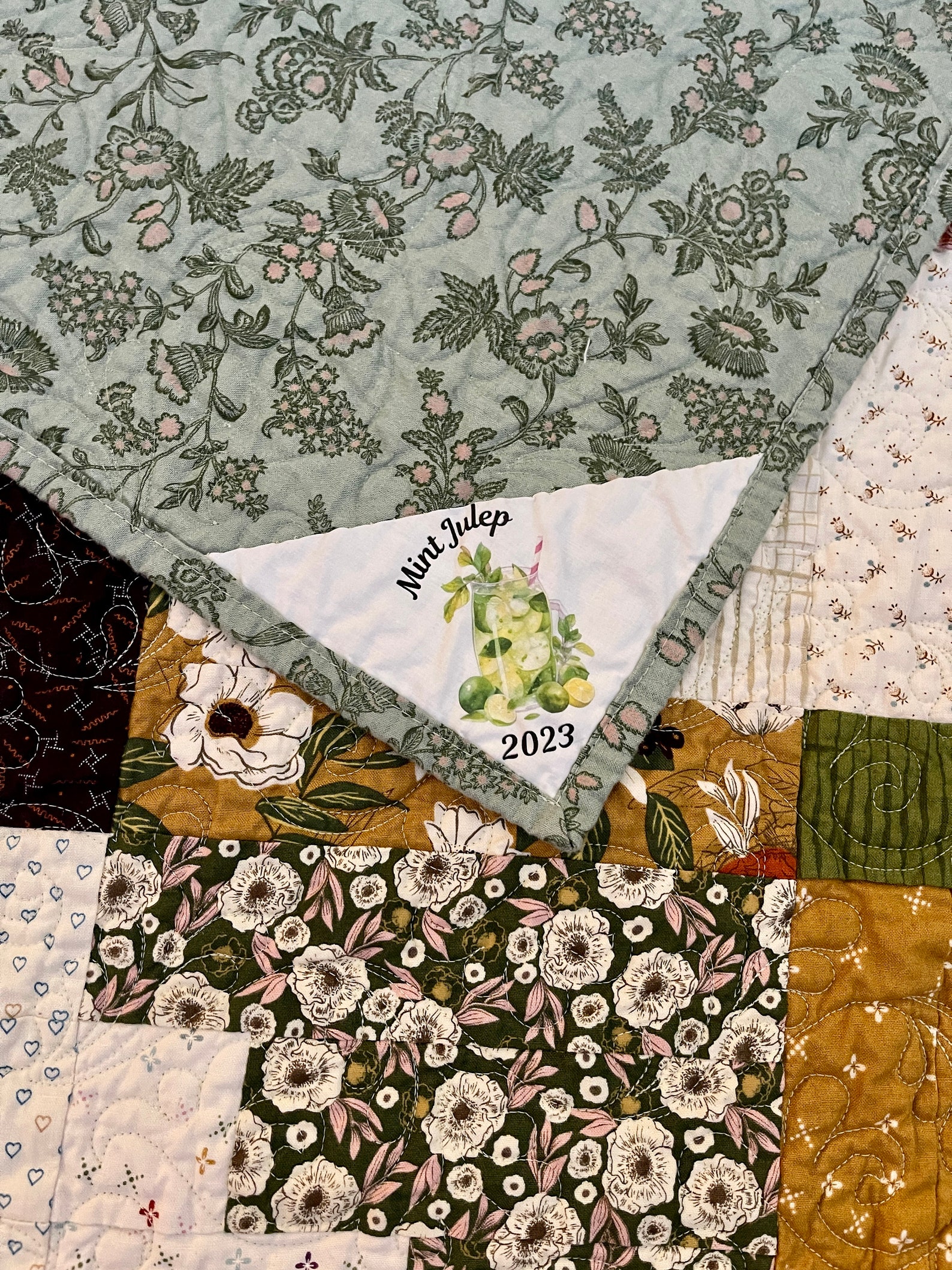 Mint Julep PDF Quilt Pattern - Jelly Roll Friendly, Modified Log Cabin, Scrappy Quilt Pattern - Etsy