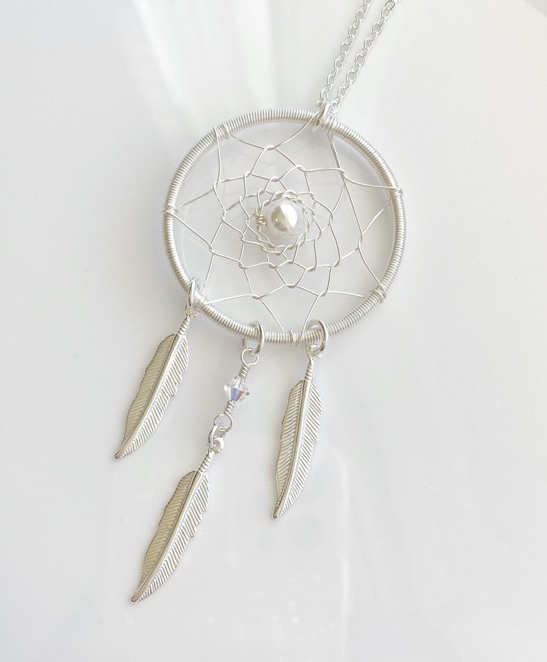 Dream Catcher Necklace Dreamcatcher Necklace Long Follow - Etsy