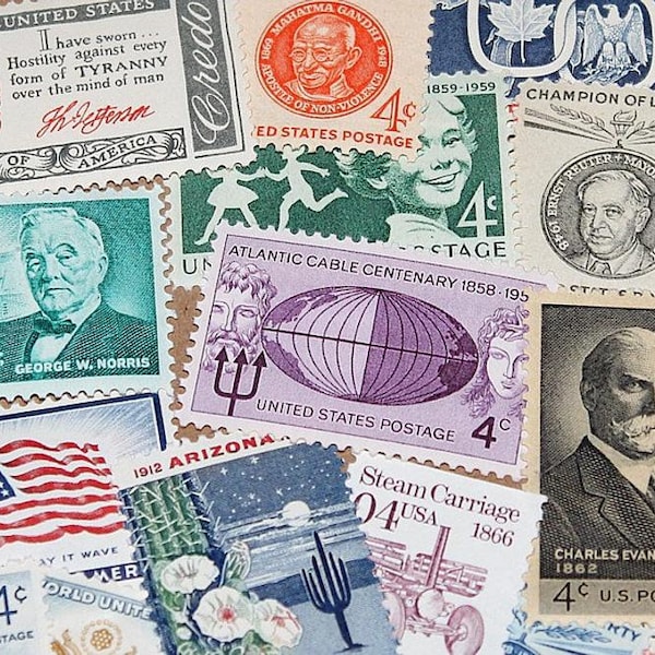 50 Cent Stamps - Etsy
