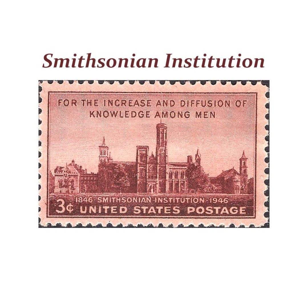 Ten 3c Smithsonian Institute | Unused US Postage Stamps | Washington DC ...
