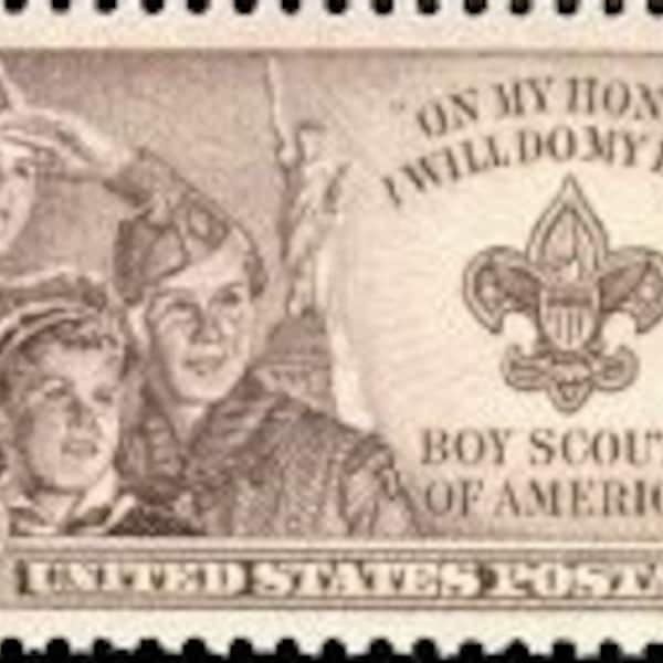 1950 Boy Scout Stamp - Etsy