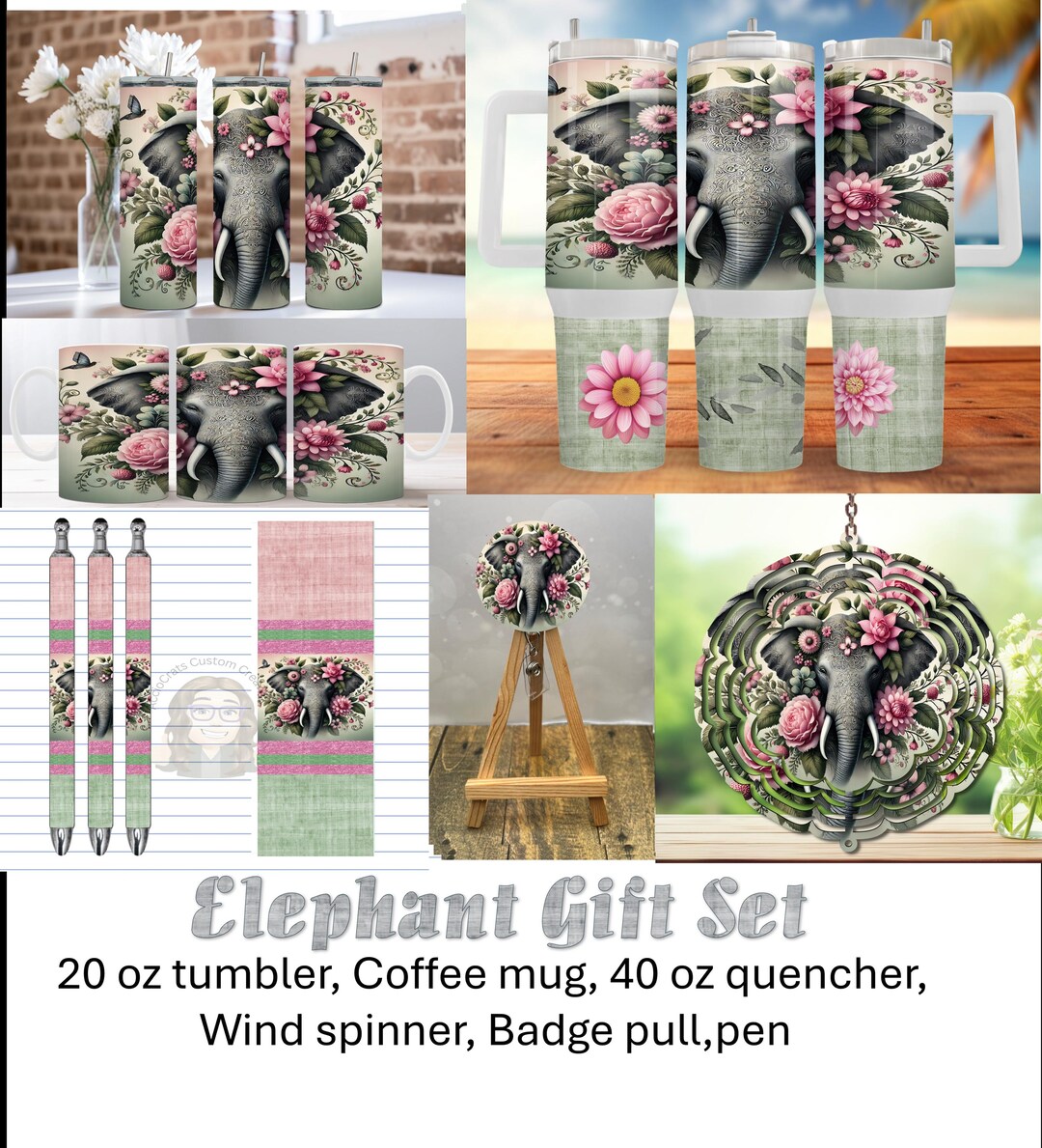 Elephant Gift Set - Etsy
