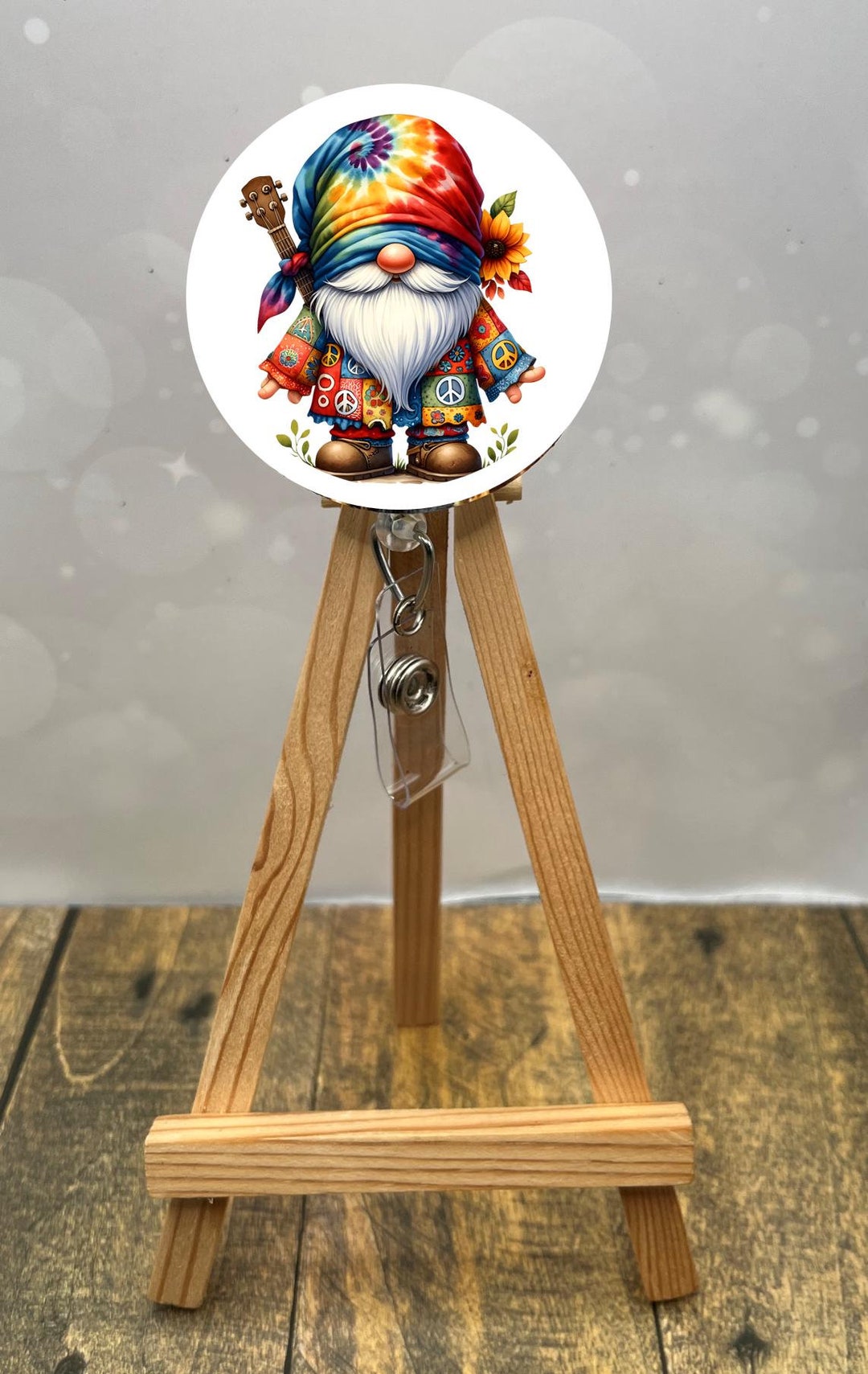 Cute Hippy Gnome Badge Pulls - Etsy