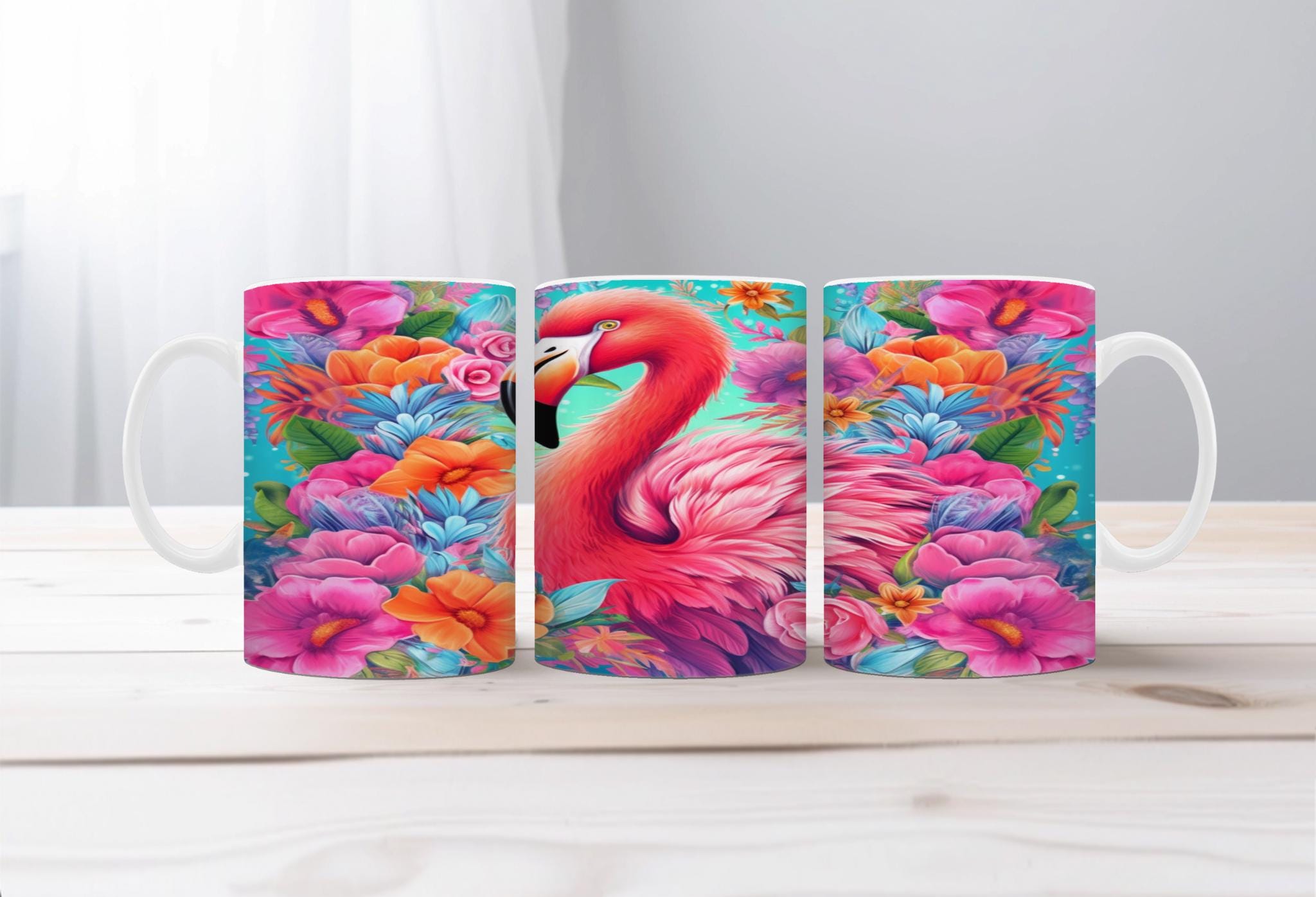 Flamingo Coffee Mugs - Etsy