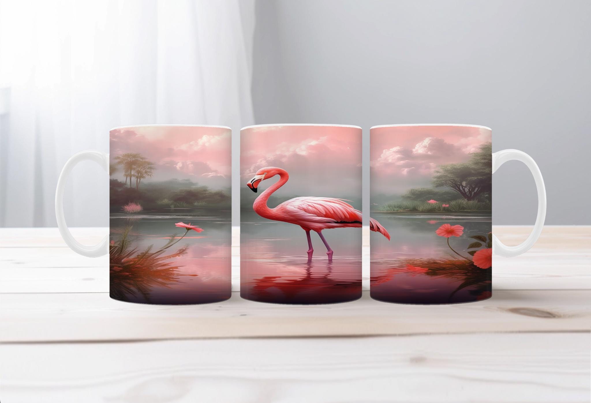 Flamingo Coffee Mugs - Etsy