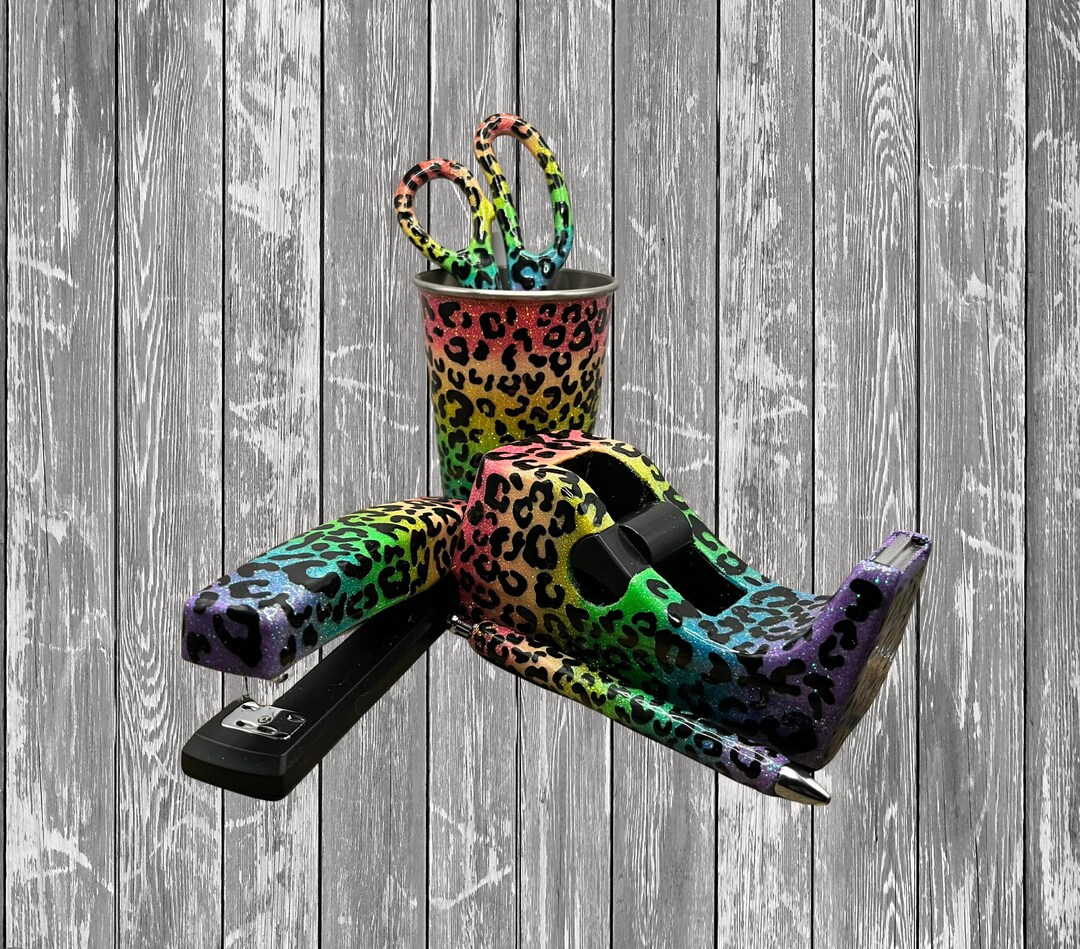 Lisa Frank Inspired Desk Set - Etsy