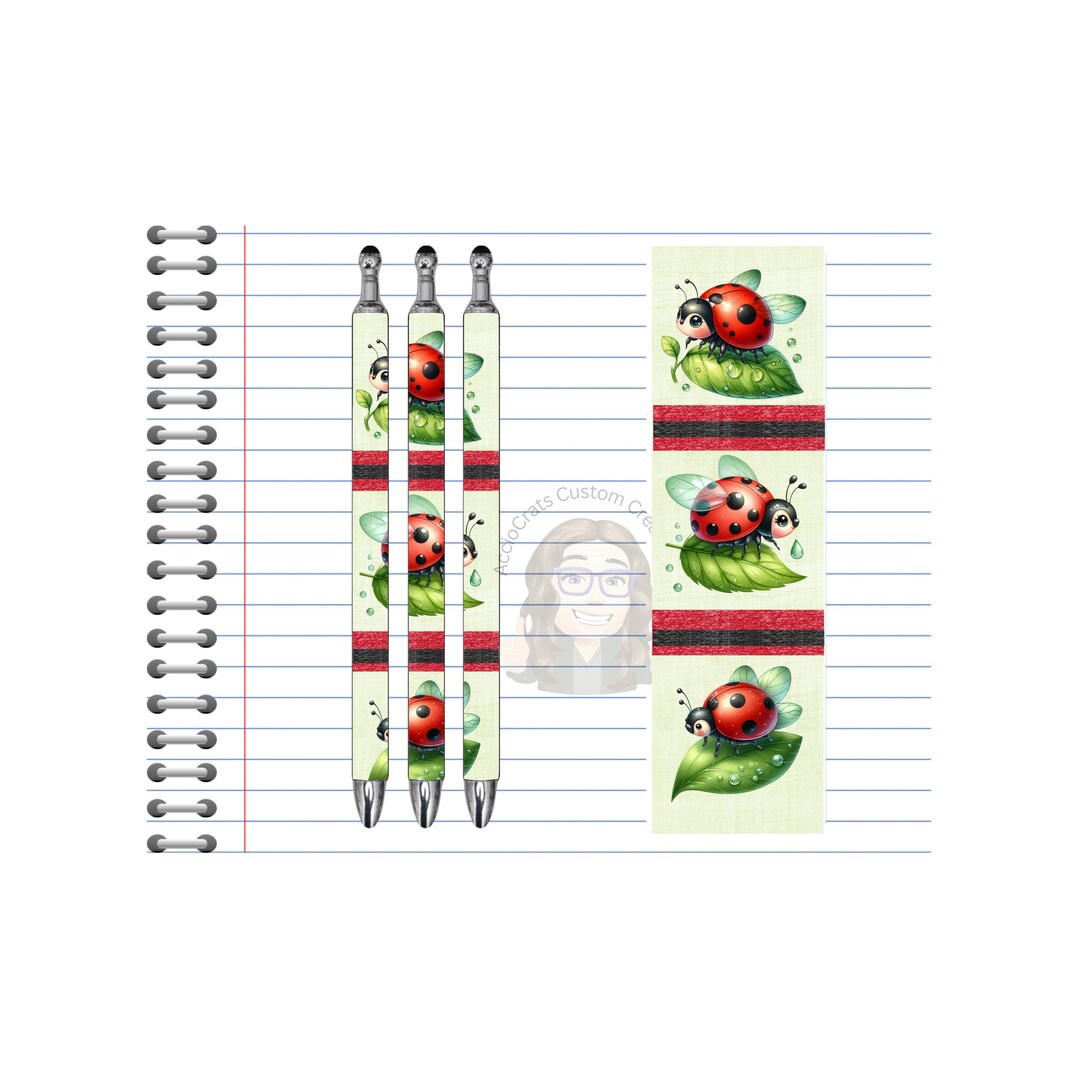 Ladybug Pens - Etsy