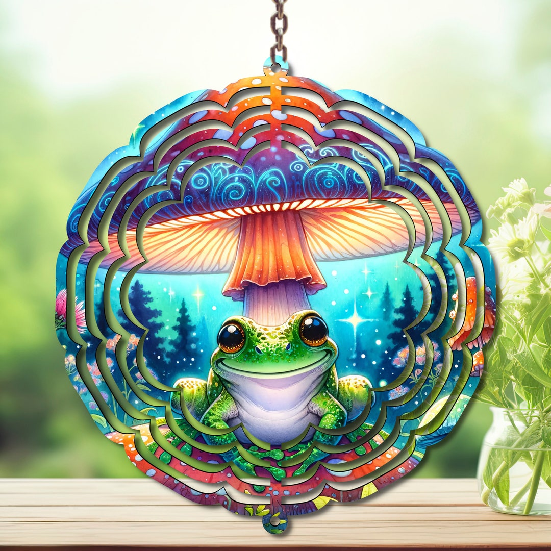 8- Inch Frog Wind Spinners - Etsy