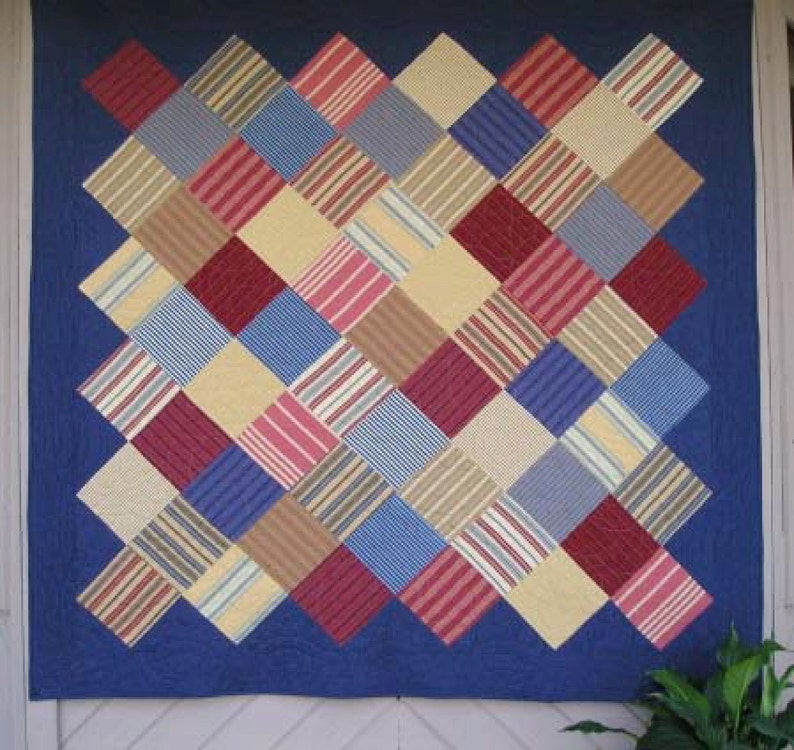 Twill Tracks Quilt Pattern - Etsy