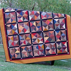Plaid Squared Quilt Pattern - Etsy
