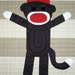 Sock Monkey Quilt Pattern - Etsy