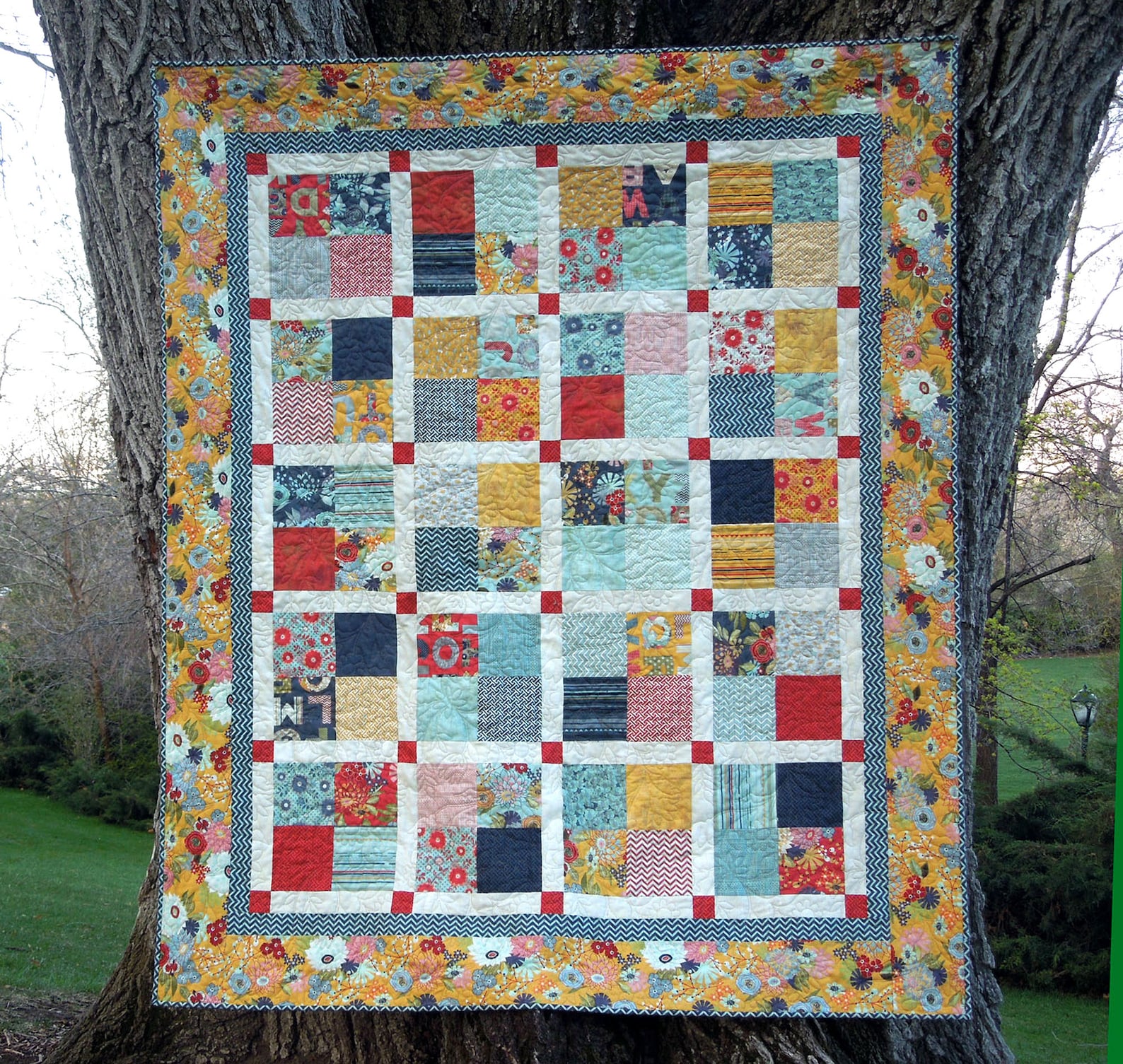 4 Patch Fun Quilt Pattern | Etsy