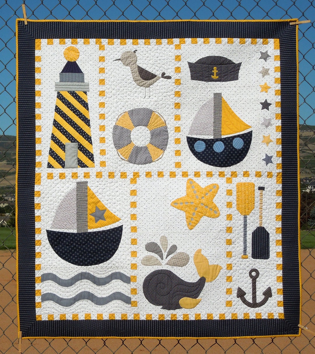 Ahoy Quilt Pattern - Etsy