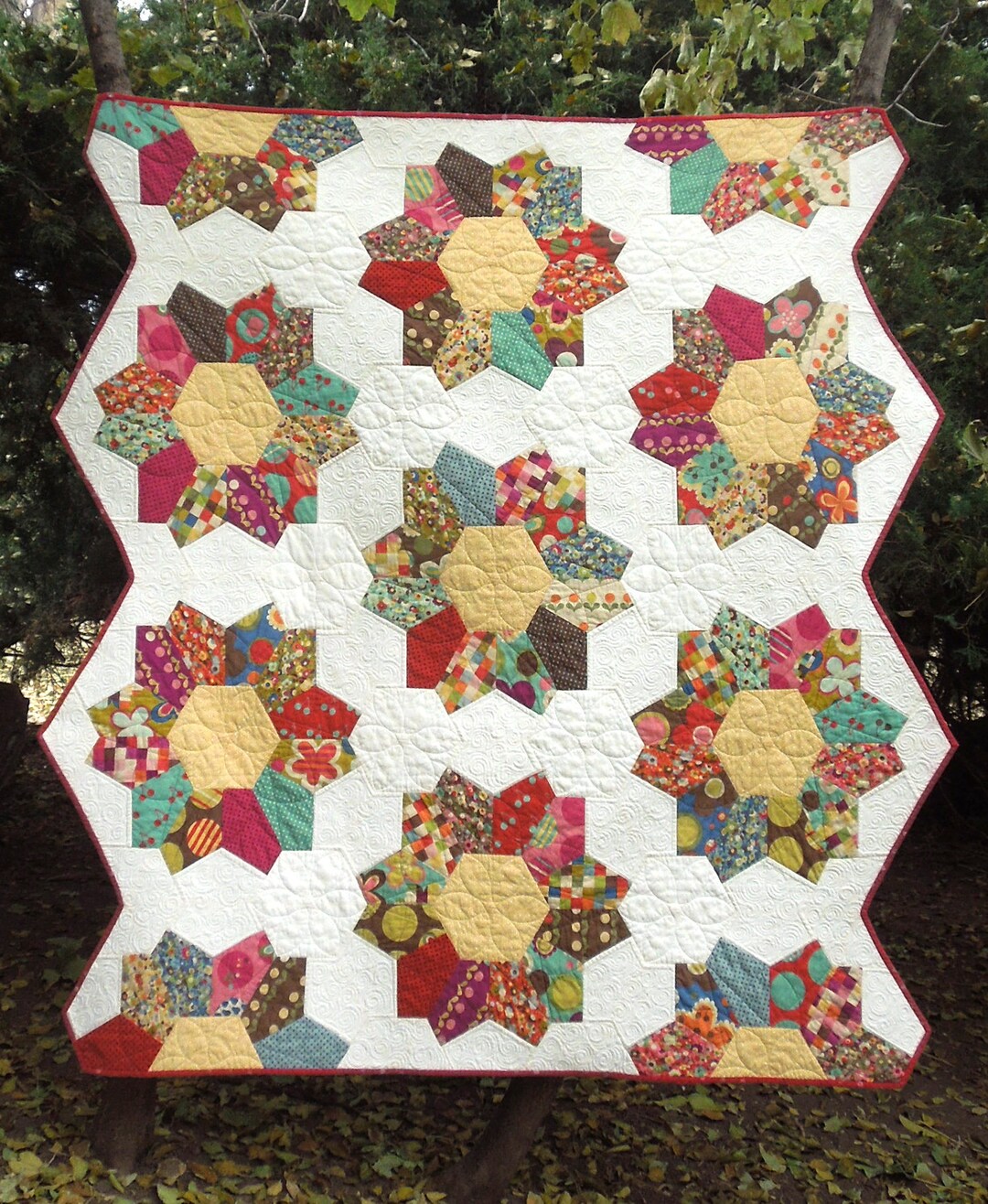 Wildflower Quilt Pattern - Etsy