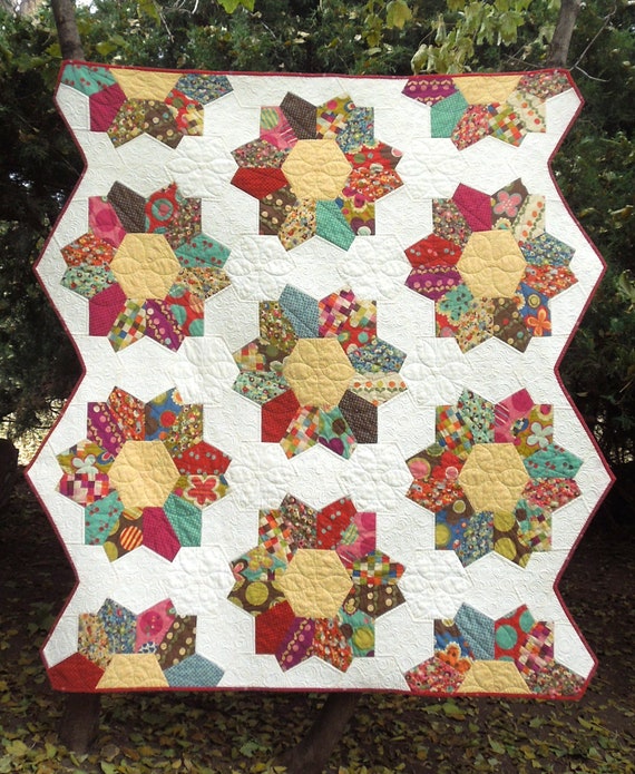 Wildflower Quilt Pattern | Etsy