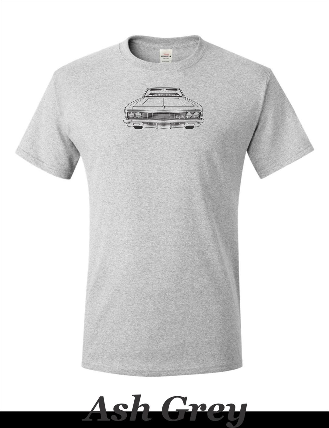 1966 Chevy Impala SS Convertible T-shirt: Classic Car Line Art - Etsy