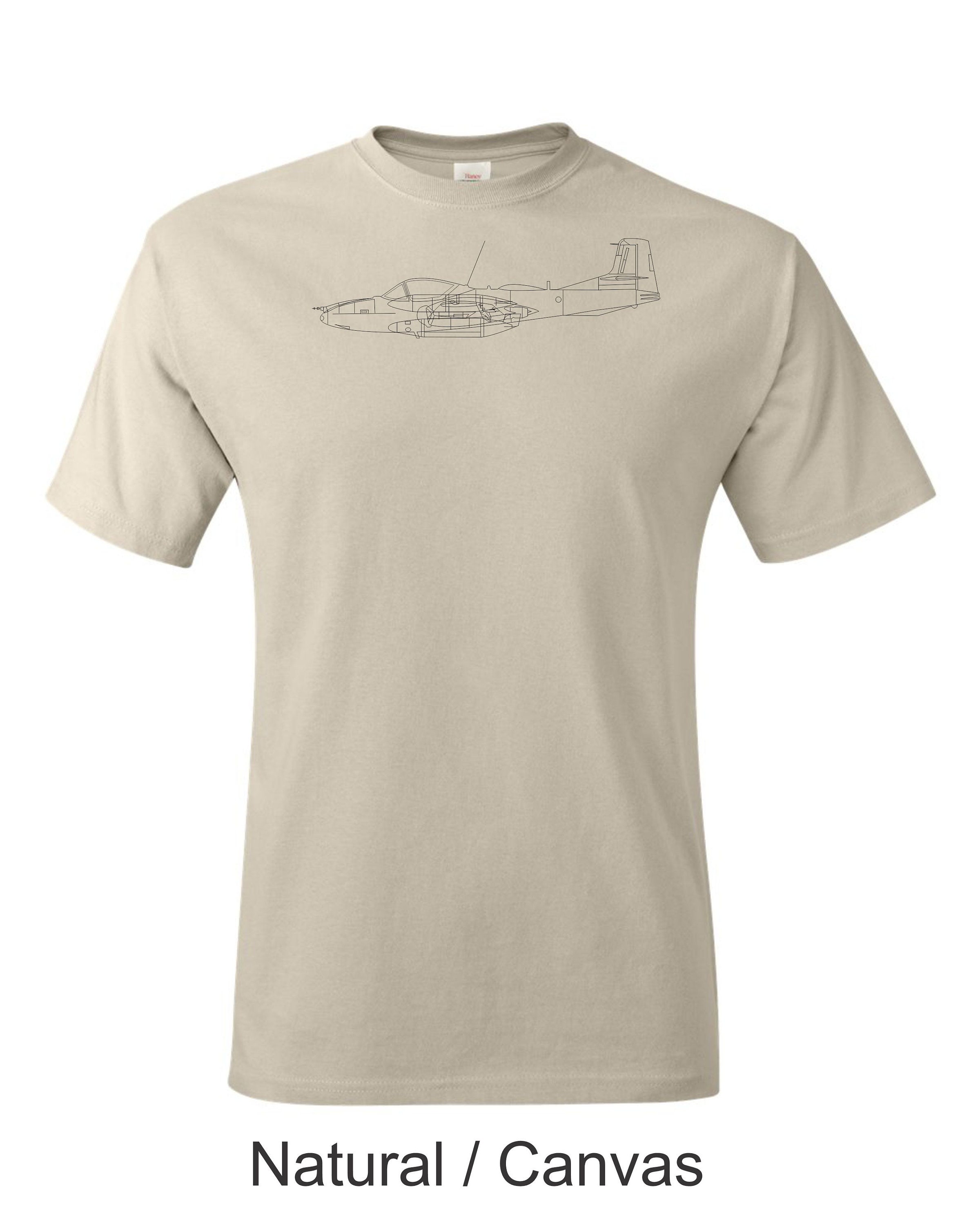 Cessna A-37 Dragonfly Blueprint T-shirt, Pilot Gift - Etsy