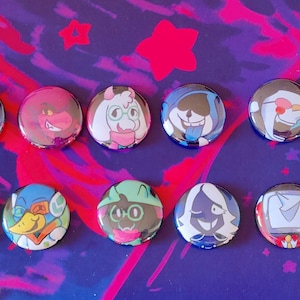DELTARUNE Ch. 1-3 Buttons! - Etsy