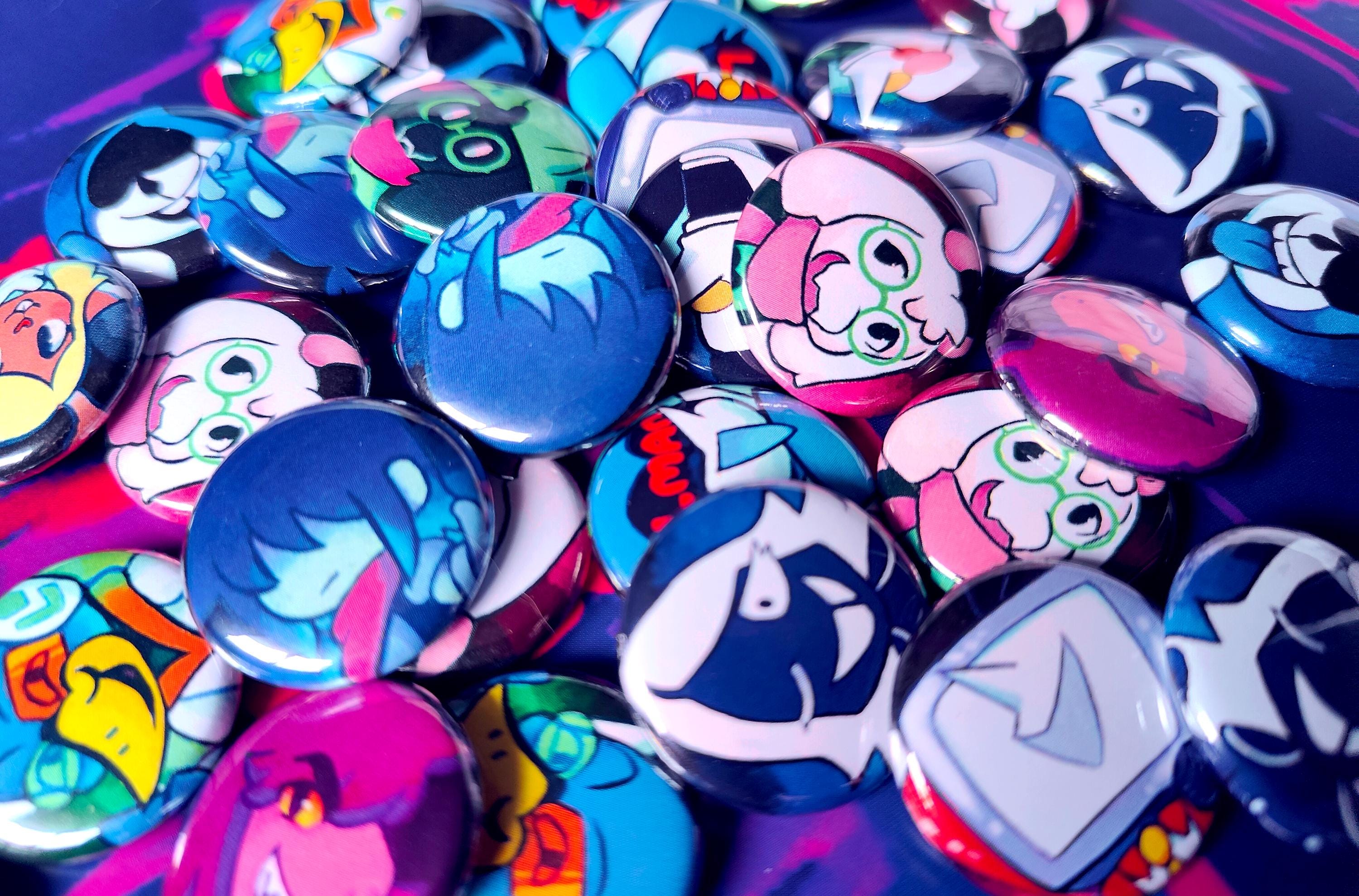 DELTARUNE Ch. 1-3 Buttons! - Etsy