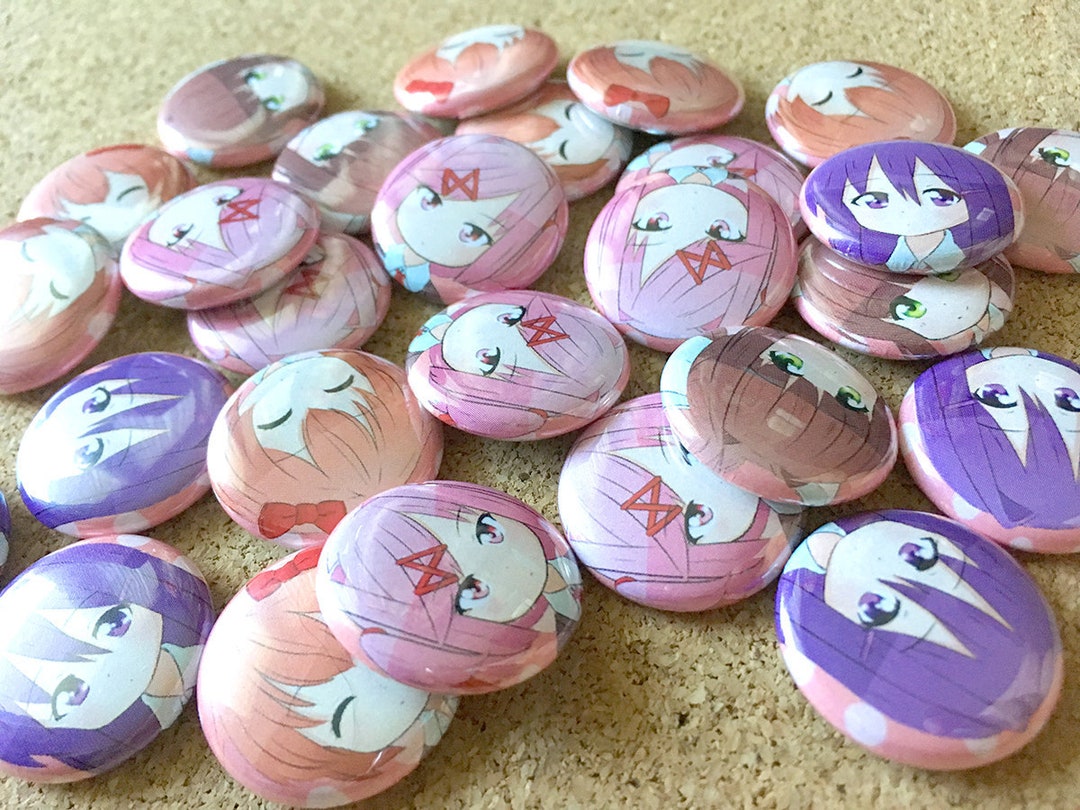 Doki Doki Literature Club Buttons - Etsy
