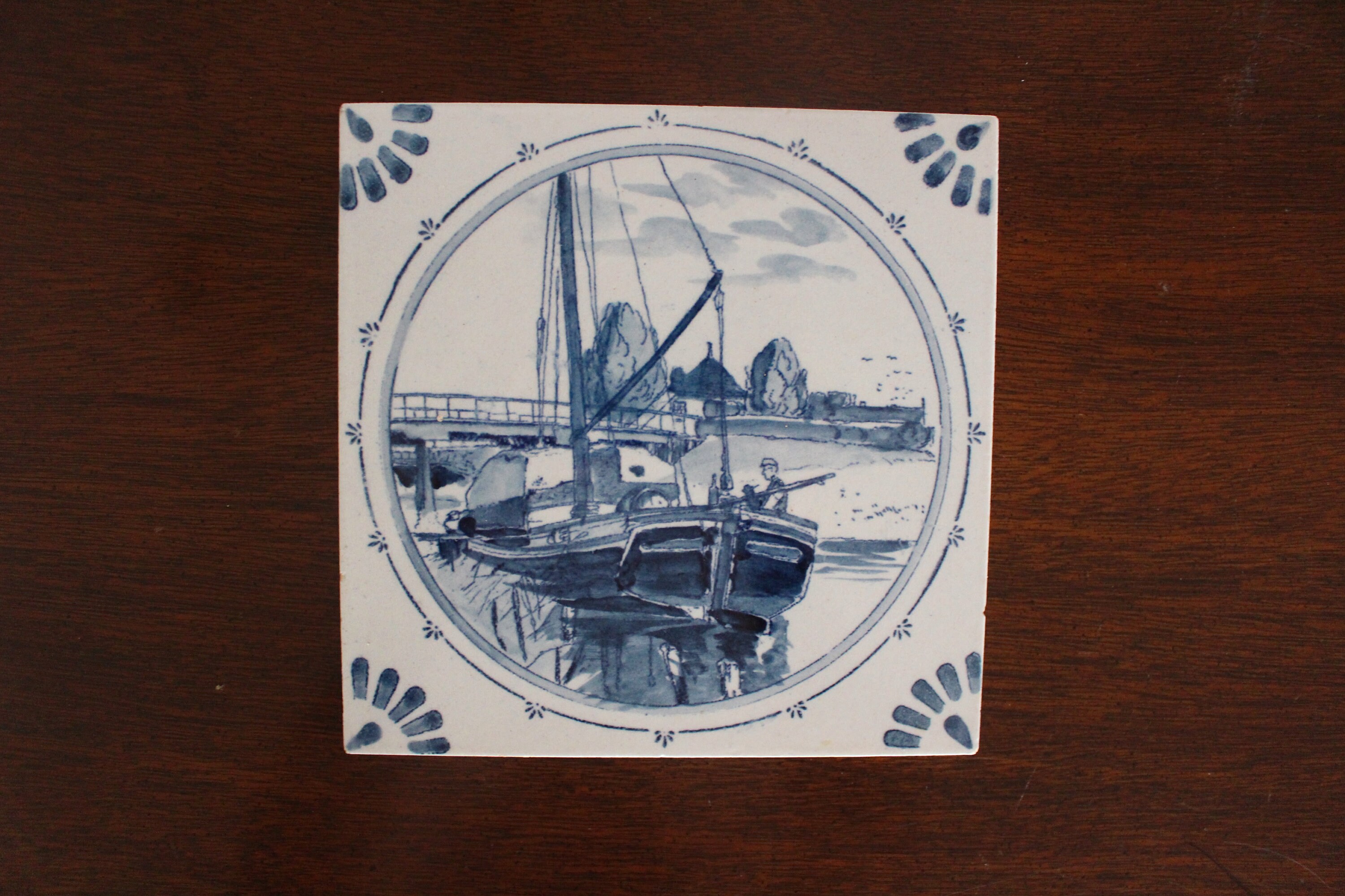 Villeroy and Boch Tile, Delft Blue Holland Handmade Tile, Made in ...