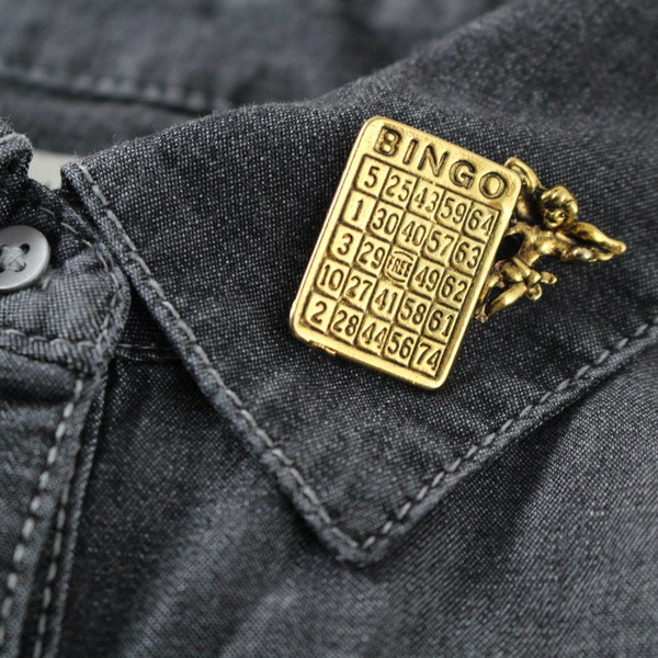 Gold Angel Pin - Etsy