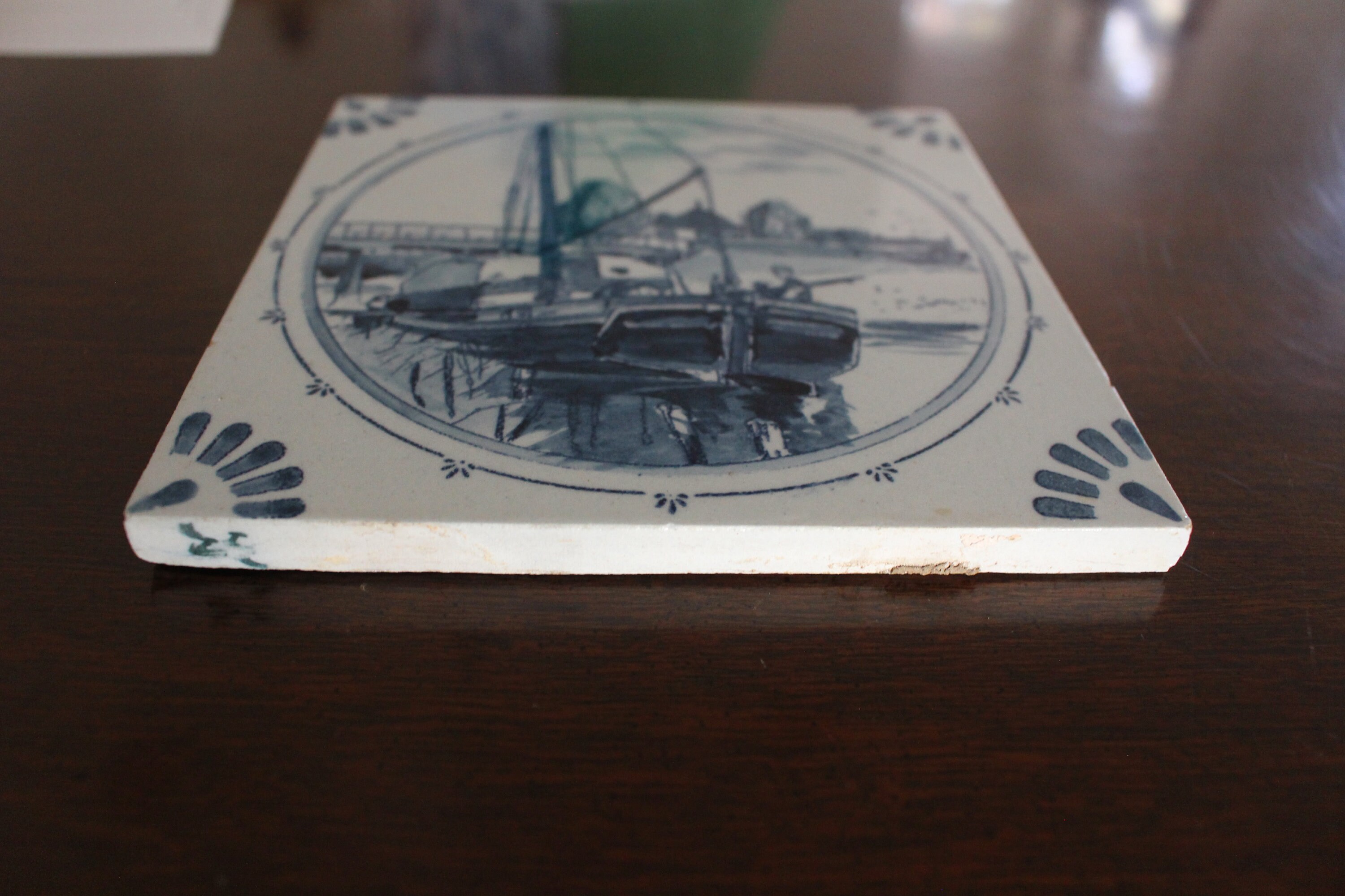 Villeroy and Boch Tile, Delft Blue Holland Handmade Tile, Made in ...