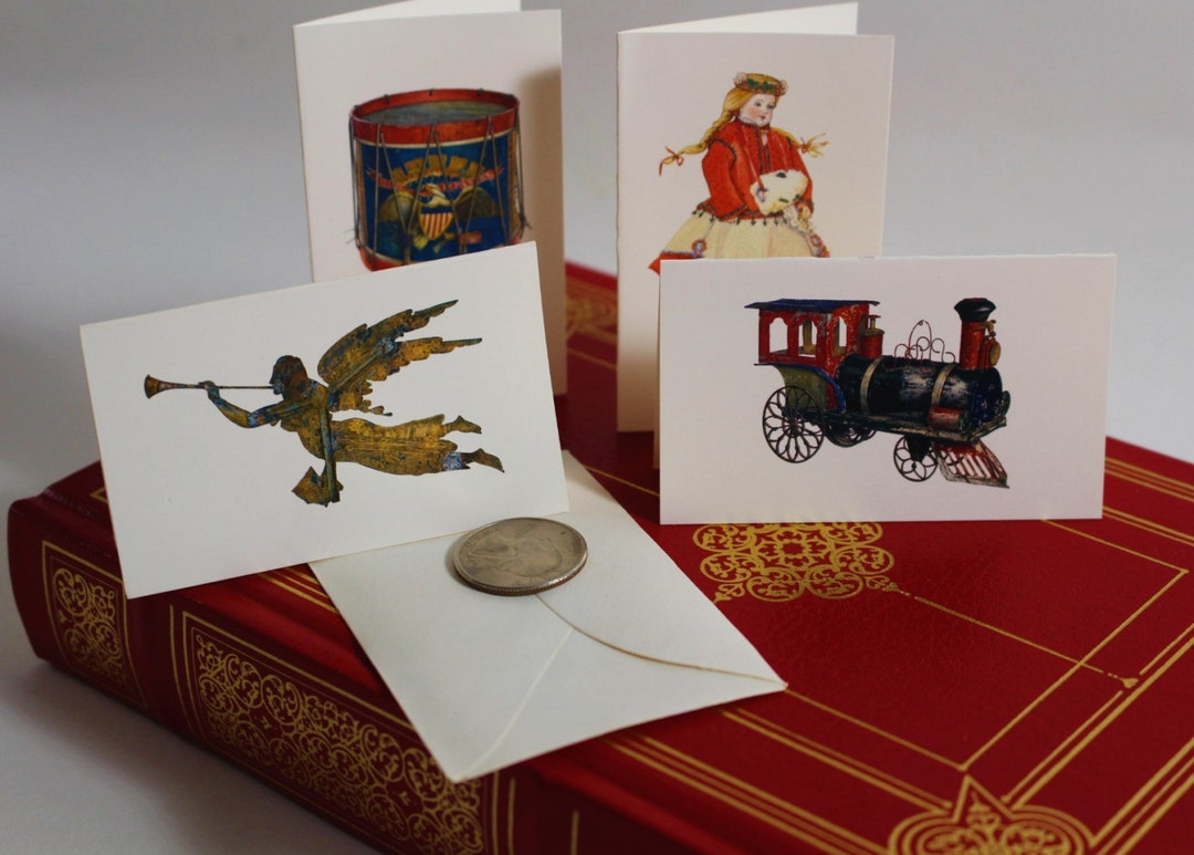 Museum Gift Card Enclosure or Gift Tags / Greeting Cards, Eight Small ...