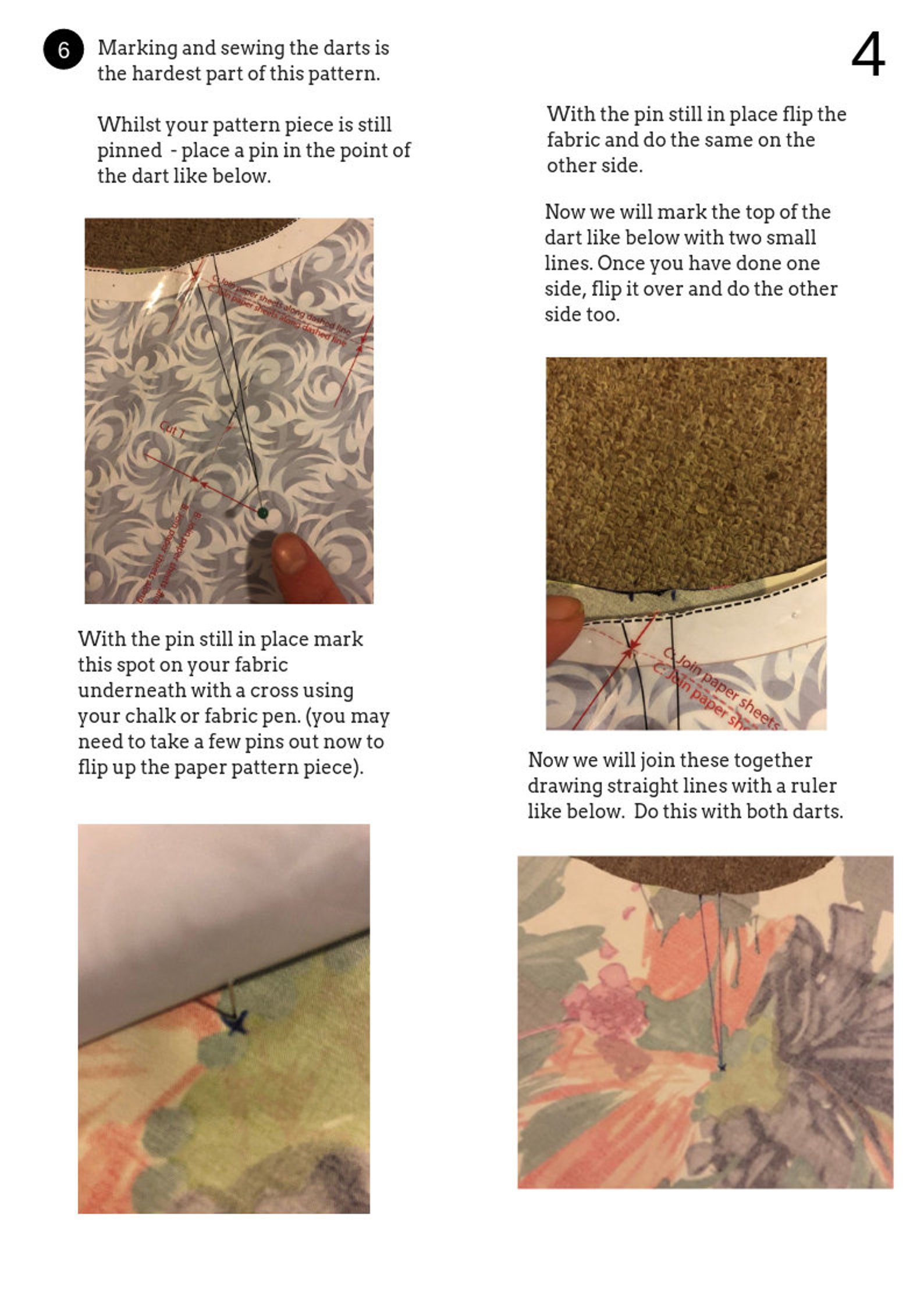 Easy PDF Sewing Pattern Download: High Neck Crop Top With - Etsy