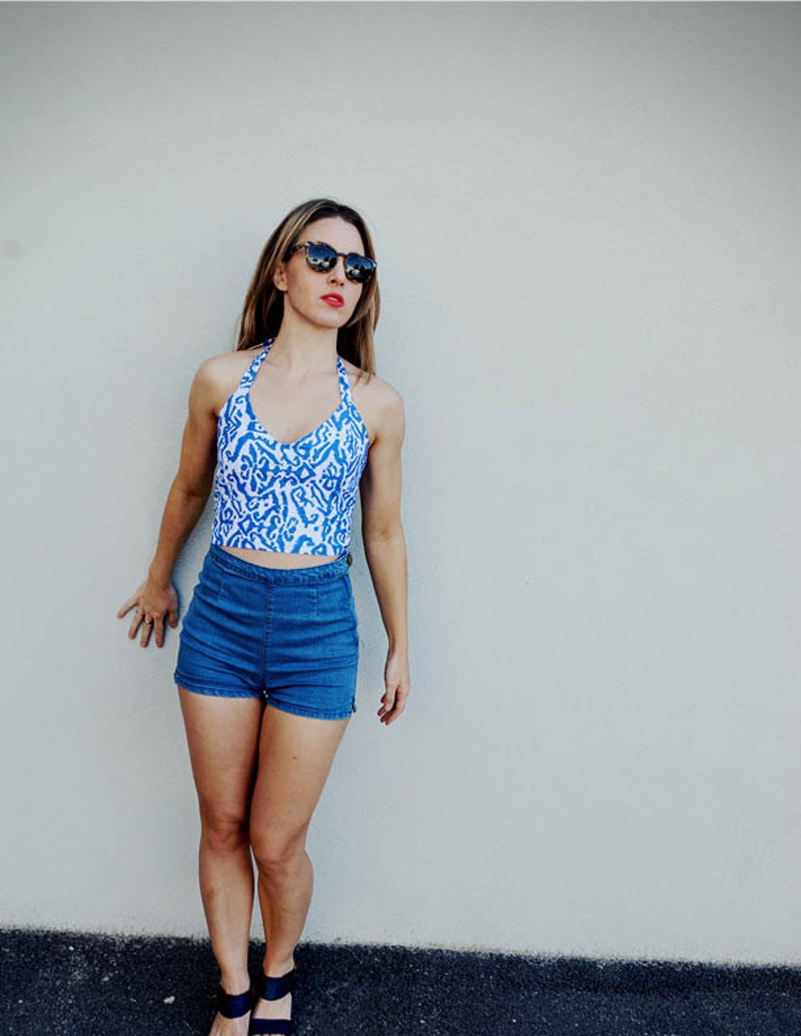 Halter Neck Crop Top Sewing Pattern | Beginner Friendly Summer Top (PDF ...