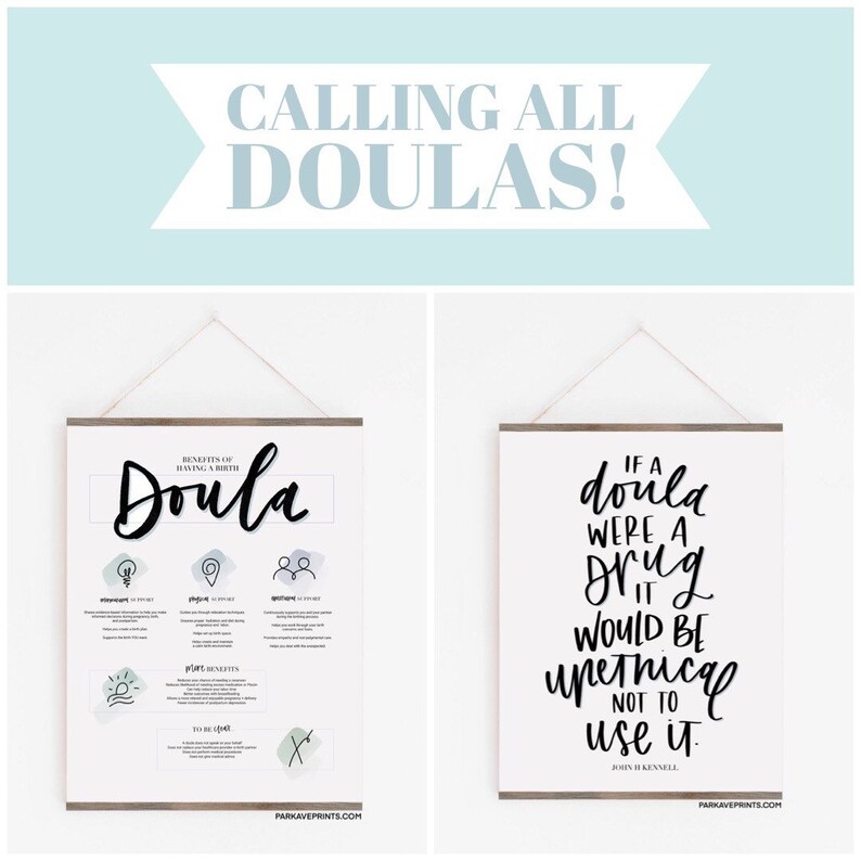 NEW Doula Quote Poster | Etsy