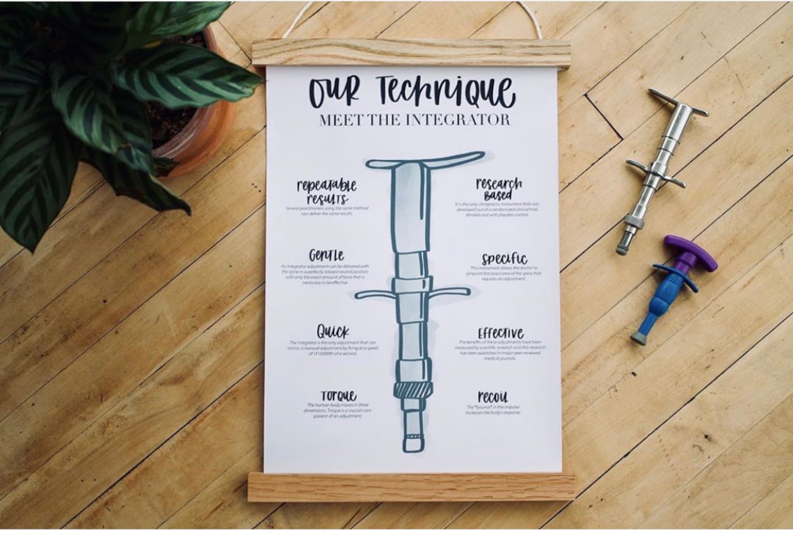 Meet the Integrator | Chiropractic Technique Poster | Instrument ...