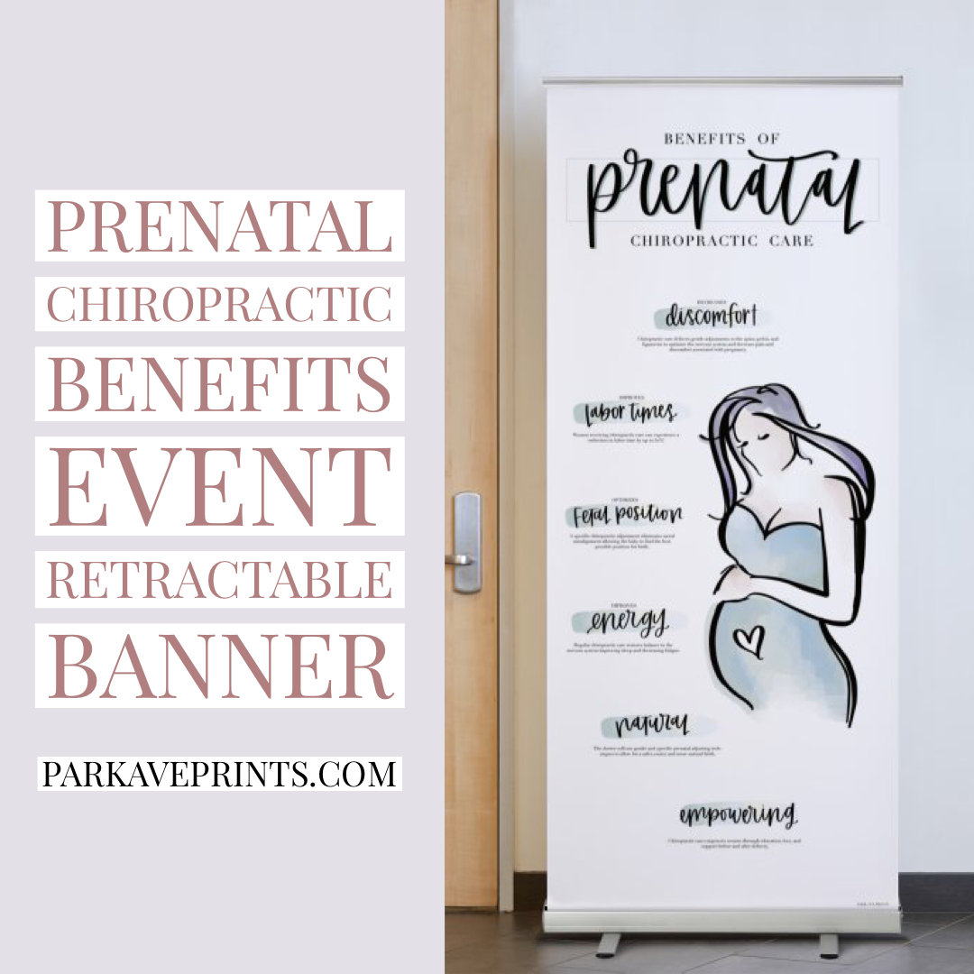 PRENATAL - Chiropractic Screening Event Banner - Retractable Banner ...