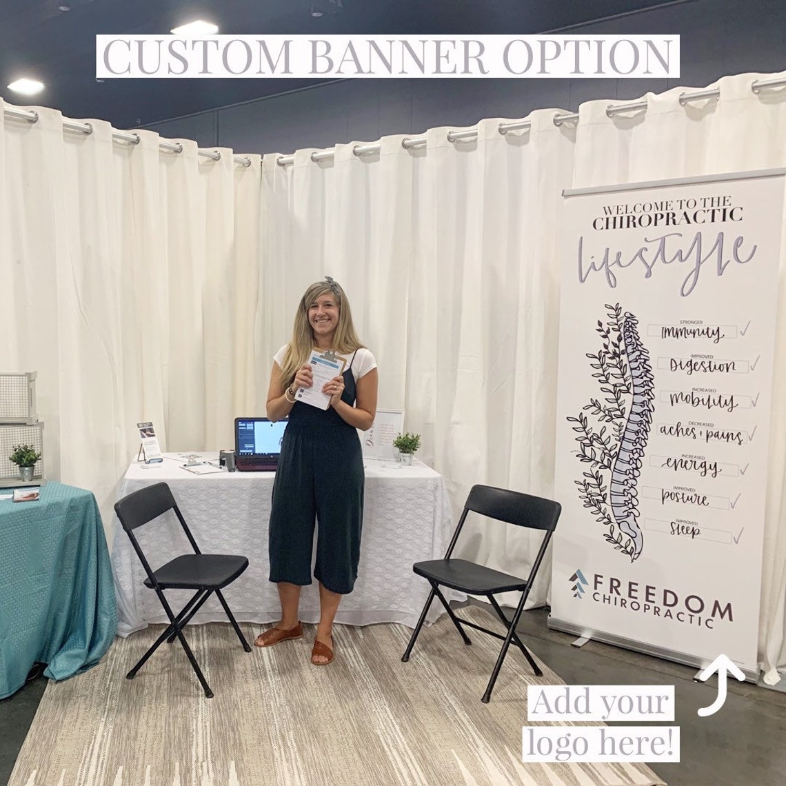 Chiropractic Screening Event Banner Retractable Banner With | Etsy