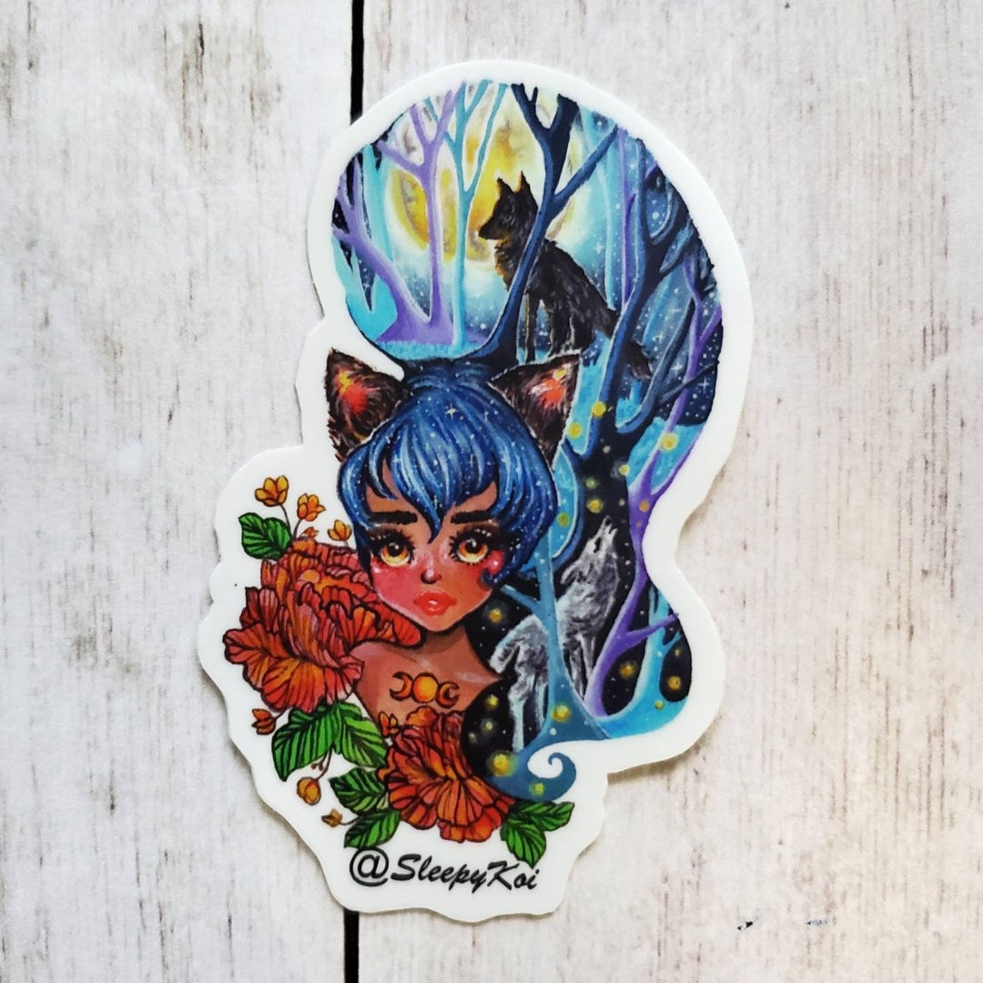 Scarewolf 3 Inch Die Cut Weatherproof Vinyl Sticker / Decal From ...