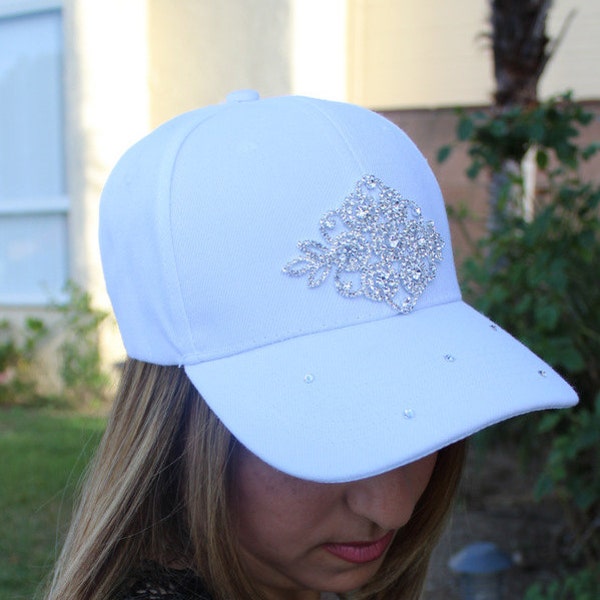 Rhinestone Cap - Etsy