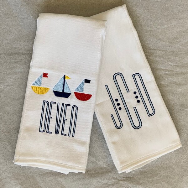 Sailboat Monogram - Etsy