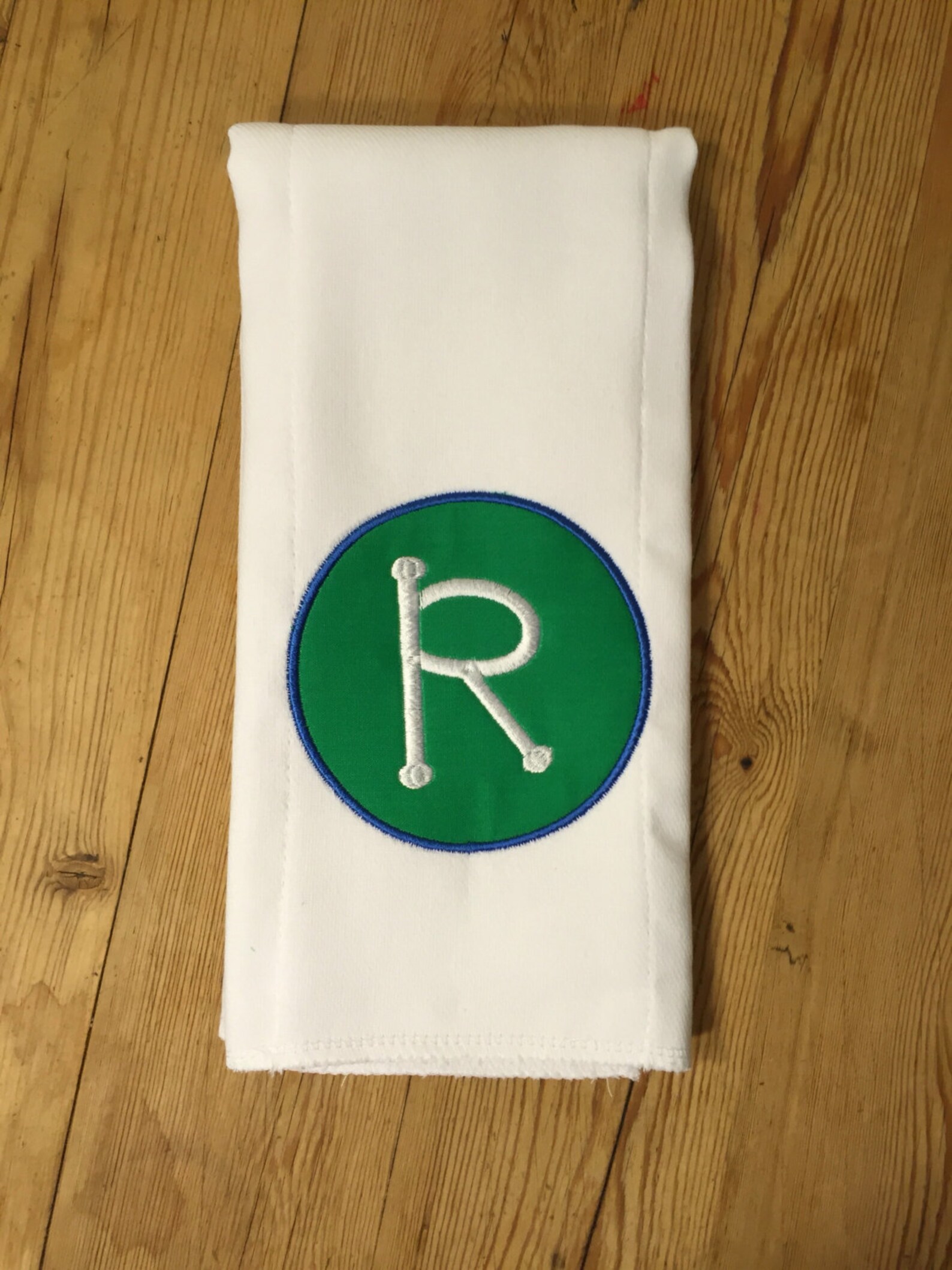 Monogram/initial Personalized Burp Cloth | Etsy