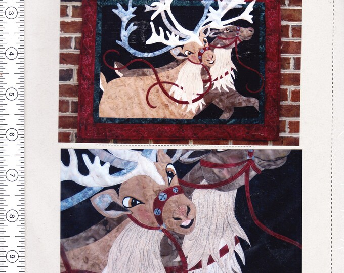 Quilt Pattern 2976 Reindeer Kit With Fabric and Pattern Book. Seams ...