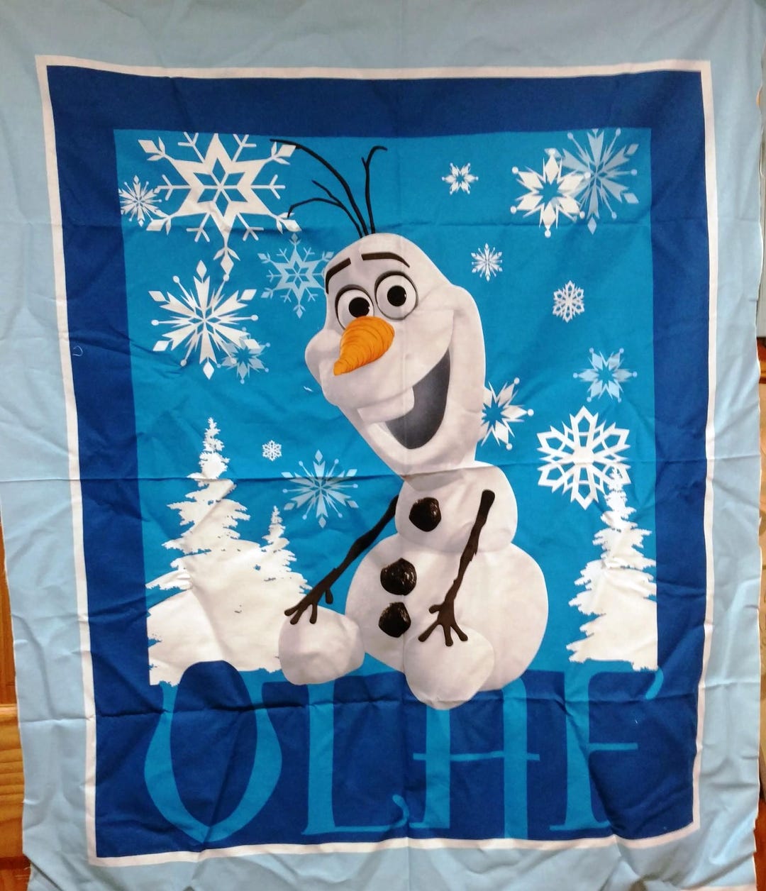 Fabric Panel Olaf by Disney 36inches Width and 43inches Length. Sold by ...