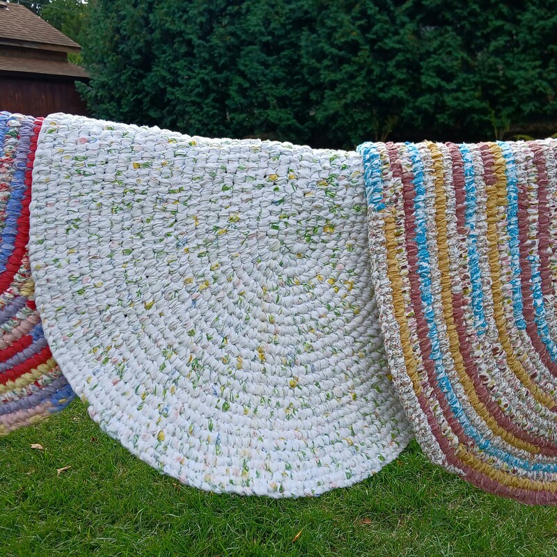 Oval Rag Rug - Etsy
