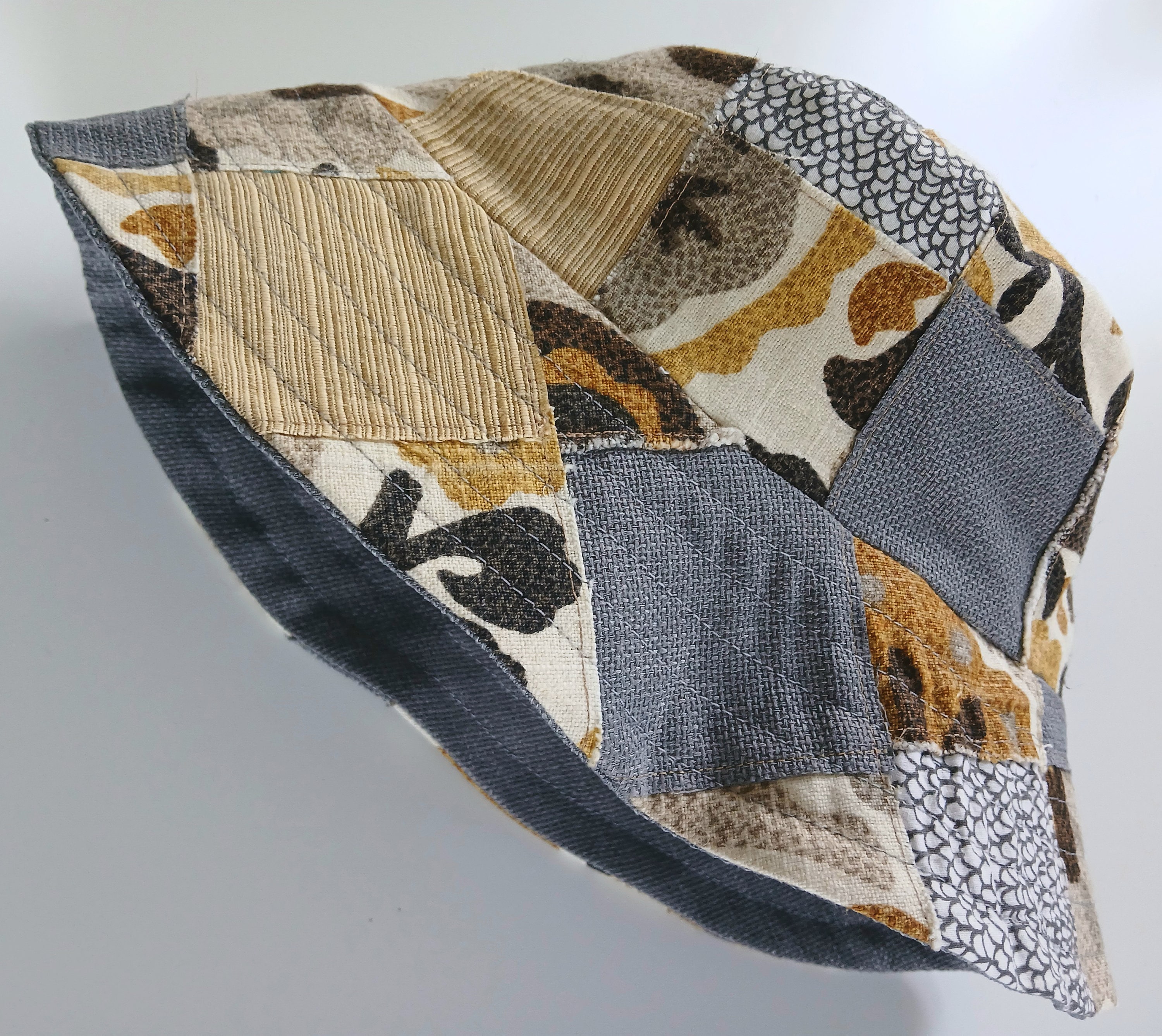 Patchwork Bucket Hats Made From Quality Repurposed and Vintage Cotton ...