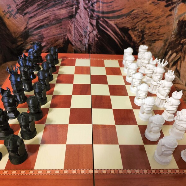 3d Printed Custom Chess Pieces - Etsy