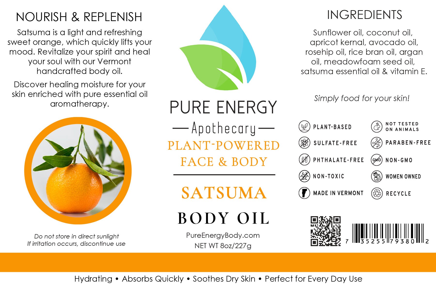 Skin Oil (satsuma) - Etsy