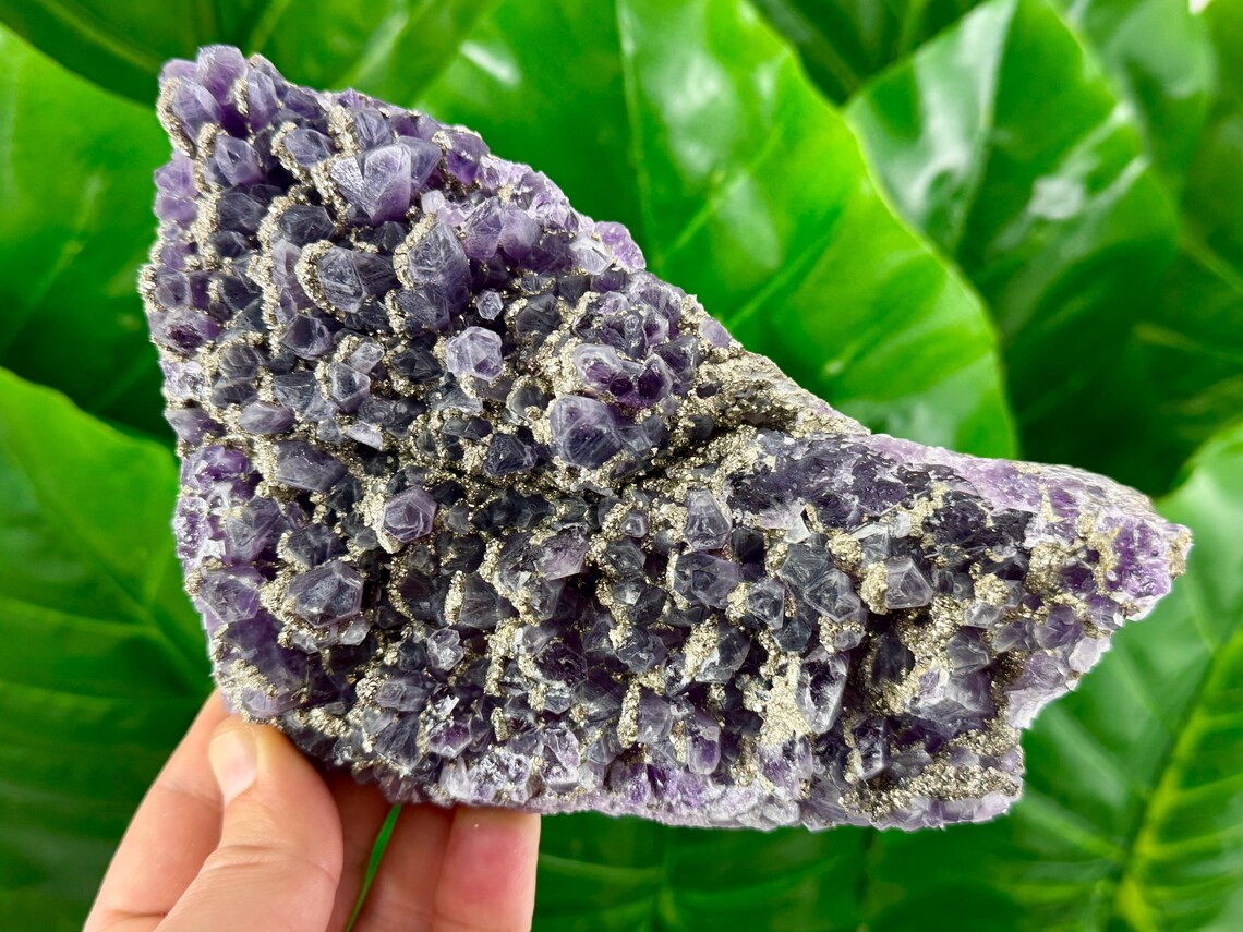 Rare Amethyst With Pyrite From Chala Mine Bulgaria,bulgarian Amethyst ...