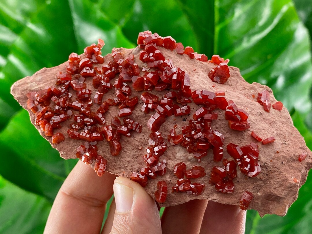 A Very Nice Vanadinite From Morocco,crystal, Mineral,specimen,cluster ...