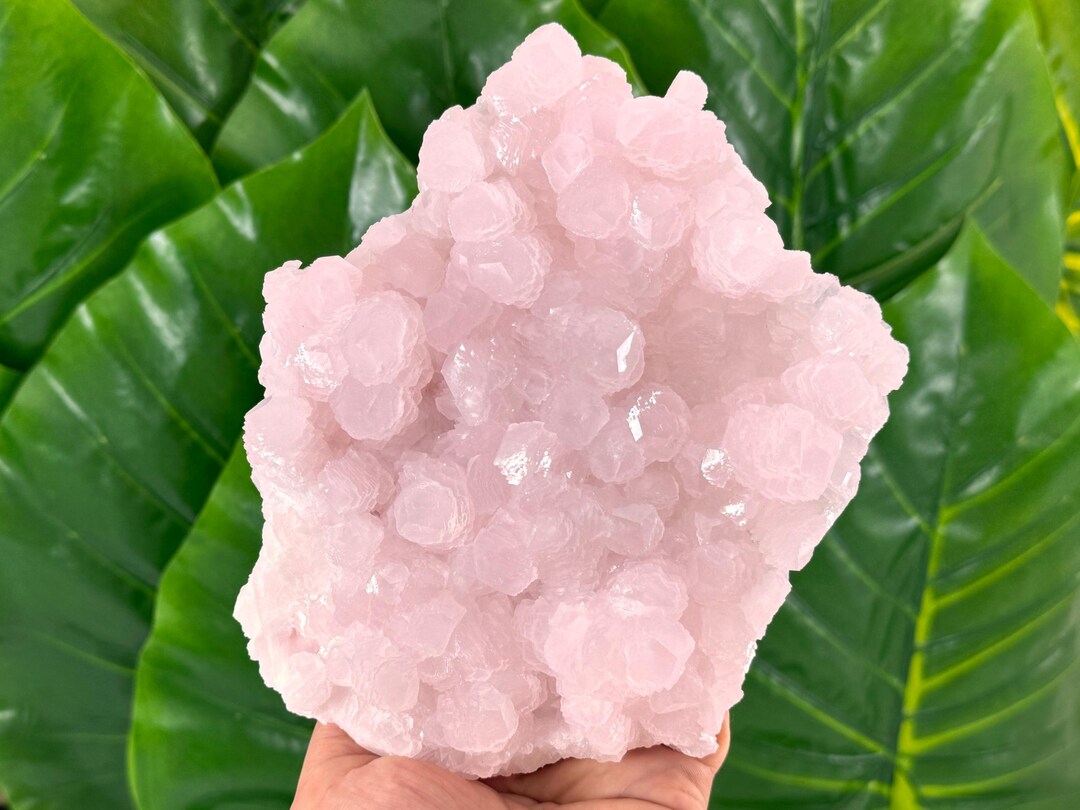 Strong Fluorescent Pink Mangano Calcite From Krushev Dol Mine,madan ...