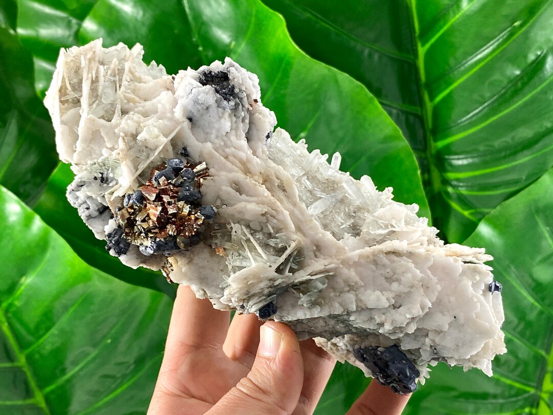 Quartz With Calcite(paper)galena and Pyrite From 9th September Mine ...