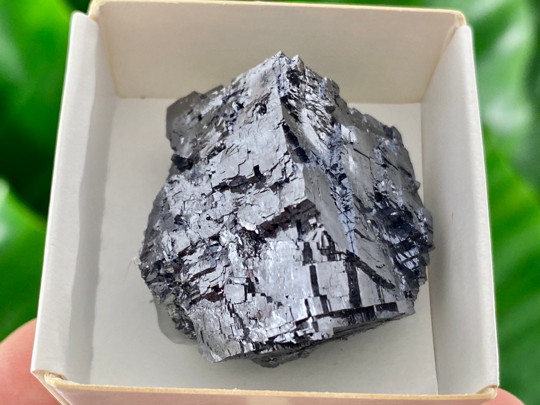 Lustrous Galena From Borieva Mine,madan,bulgaria,mirror Cubes Galena ...